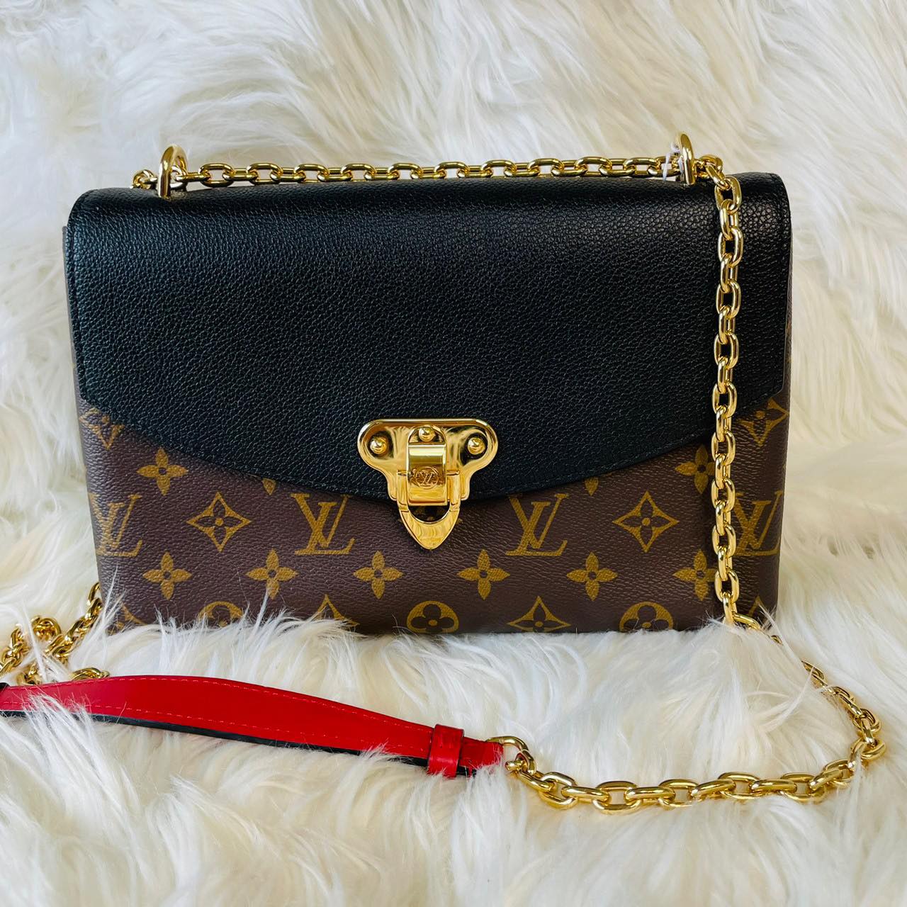 Louis Vuitton Flap Saint Placide Monogram Noir Black - Katy Luxury ...