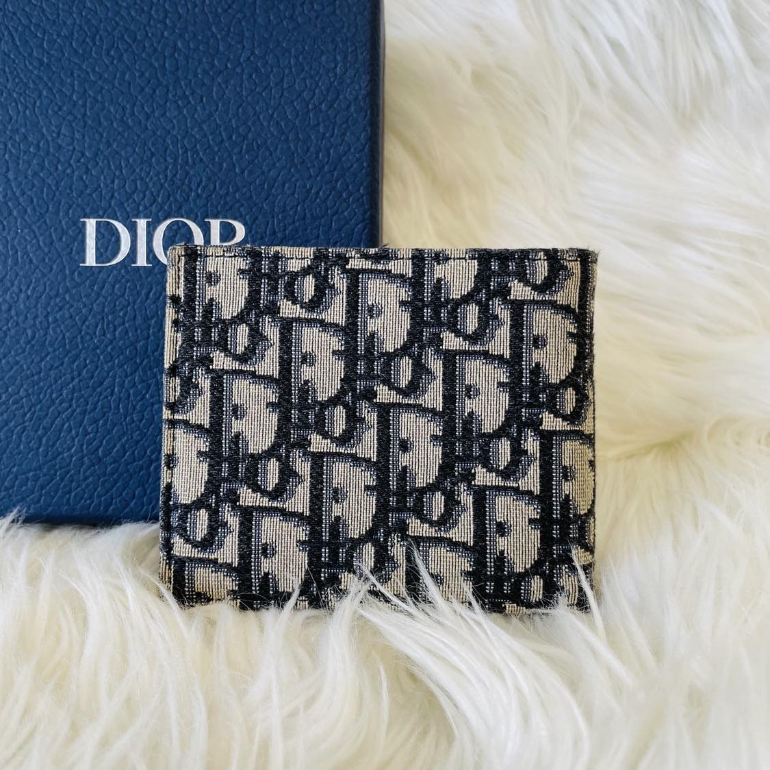 CHRISTIAN DIOR Oblique Compact Wallet - Katy Luxury Style Japan